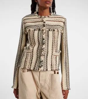 MARANT ETOILE Izarina Cotton And Wool-blend Jacket