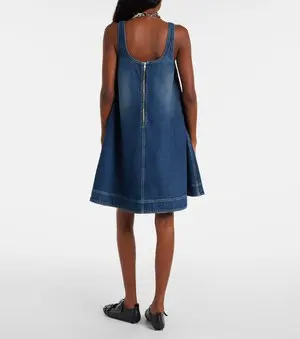 Simone Rocha Distressed Denim Minidress