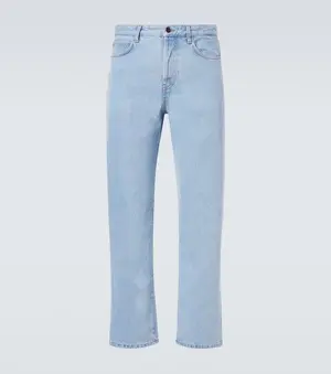THE ROW Morton Straight Jeans - Blue