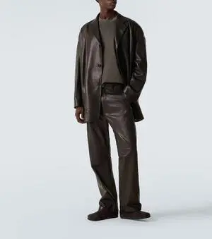 Fear Of God Oversized Leather Blazer