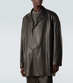 Fear Of God Oversized Leather Blazer