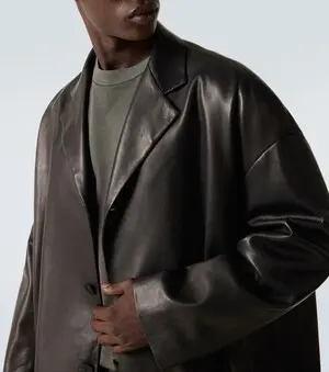 Fear Of God Oversized Leather Blazer