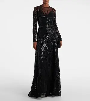 Elie Saab Embellished Gown