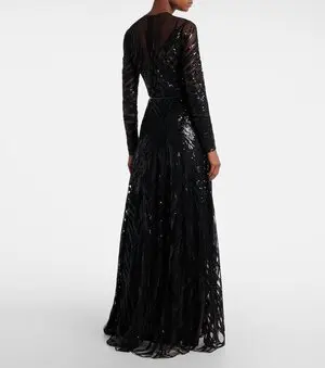 Elie Saab Embellished Gown