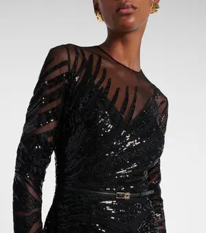 Elie Saab Embellished Gown