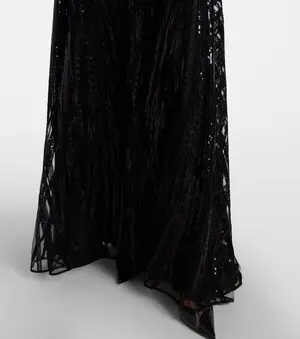 Elie Saab Embellished Gown