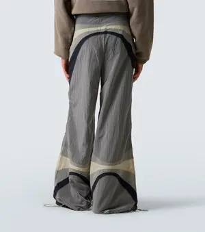 ERL Technical Flared Pants - Grey