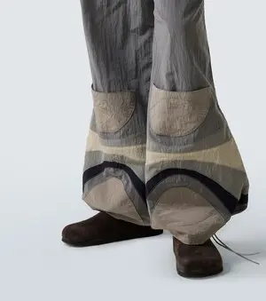 ERL Technical Flared Pants - Grey