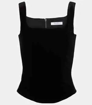 Max Mara Cotton Velvet Corset