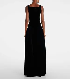 Max Mara Cotton Velvet Corset