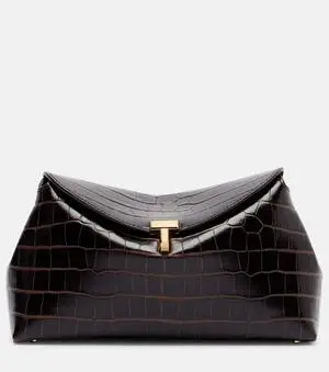Toteme Croc Effect Clutches