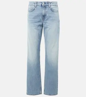 TOTEME Low-rise Straight Jeans - Blue