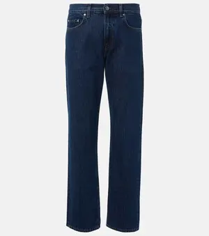 TOTEME Low-rise Straight Leg Jeans In True Vintage - Blue