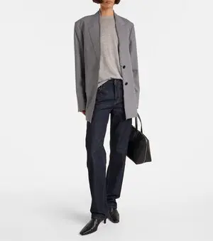 TOTEME Low-rise Straight Leg Jeans In True Vintage