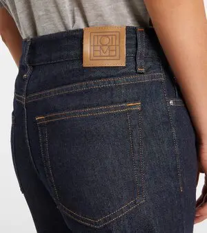 TOTEME Low-rise Straight Leg Jeans In True Vintage