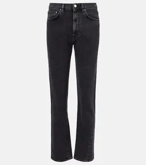 TOTEME Low-rise Straight Jeans - Grey
