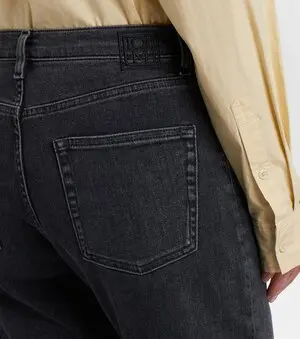 TOTEME Low-rise Straight Jeans - Grey