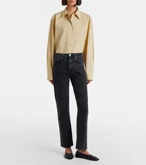 TOTEME Low-rise Straight Jeans - Grey