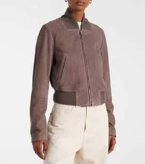TOD'S Suede Bomber Jacket