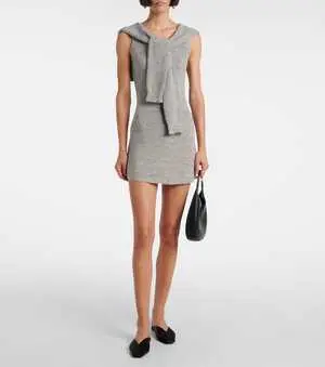 AYA MUSE Vao Wool-blend Minidress