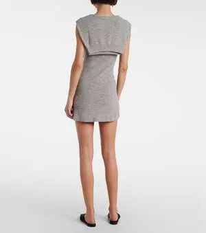 AYA MUSE Vao Wool-blend Minidress