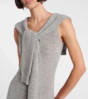 AYA MUSE Vao Wool-blend Minidress