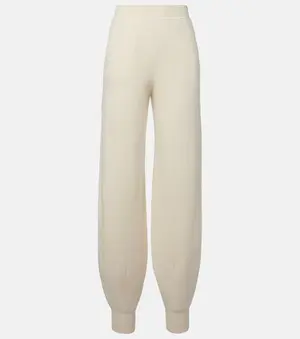 Loro Piana Mersey Cashmere Sweatpants - White