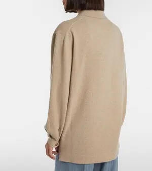 Loro Piana Cashmere Polo Sweater - Beige