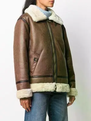 Alpha Industries Faux Shearling Aviator Jacket