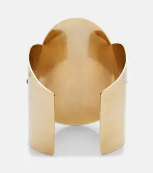 La DoubleJ Scarab-plated Cuff Bracelet