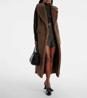 Max Mara Alpaca, Wool, And Silk Teddy Coat