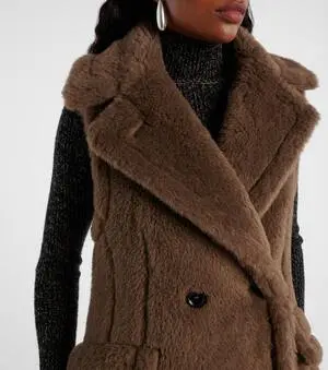 Max Mara Alpaca, Wool, And Silk Teddy Coat