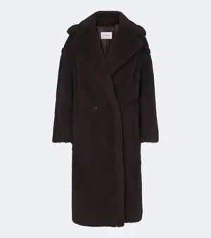 Max Mara Alpaca, Wool, And Silk Teddy Coat - Brown