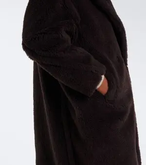 Max Mara Alpaca, Wool, And Silk Teddy Coat - Brown