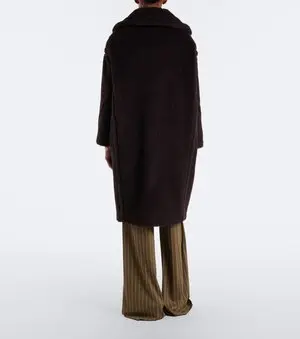 Max Mara Alpaca, Wool, And Silk Teddy Coat - Brown