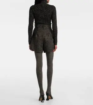 Max Mara Cashmere And Wool-blend Tights