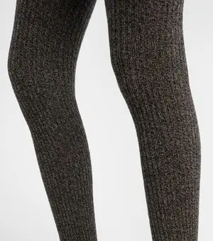 Max Mara Cashmere And Wool-blend Tights