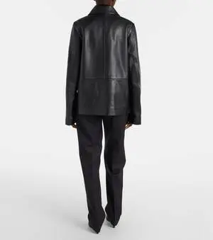 TOTEME Leather Jacket - Black