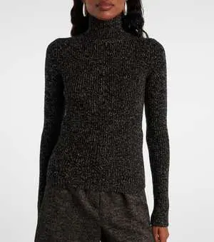 Max Mara Wool And Cashmere-blend Turtleneck Sweater