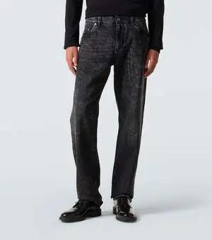 Dolce & Gabbana Mid-rise Straight Jeans - Black