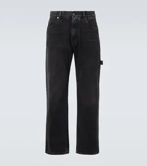 Dolce & Gabbana Mid-rise Straight Jeans - Black