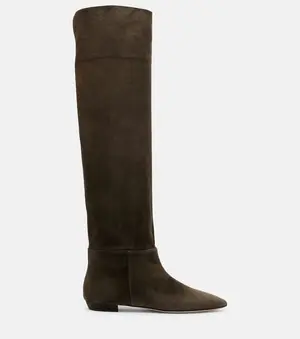 GIANVITO ROSSI Suede Knee-high Boots