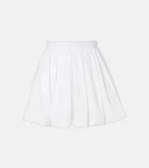 Patou Cotton Poplin Miniskirt