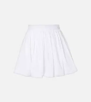 PATOU Cotton Poplin Miniskirt - White