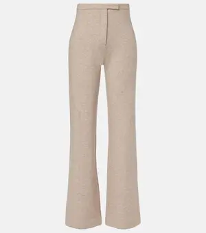 Loro Piana Cashmere-blend Straight Pants - Beige
