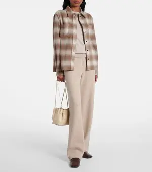 Loro Piana Cashmere-blend Straight Pants