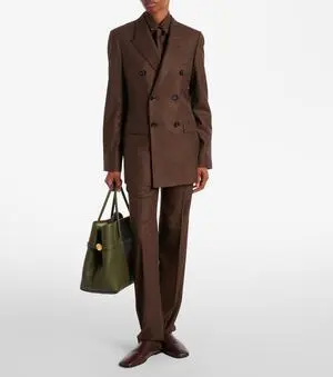 Loro Piana Virgin Wool Double-breasted Blazer