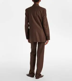 Loro Piana Virgin Wool Double-breasted Blazer