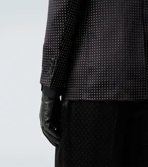 TOM FORD Polka-dot Silk Satin Suit Jacket