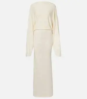 AYA MUSE Open-back Maxi Dress - White